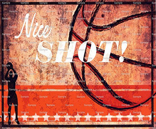 Amazon.com: 1/2 Sheet - Nice Shot Basketball Birthday - Edible Cake ...