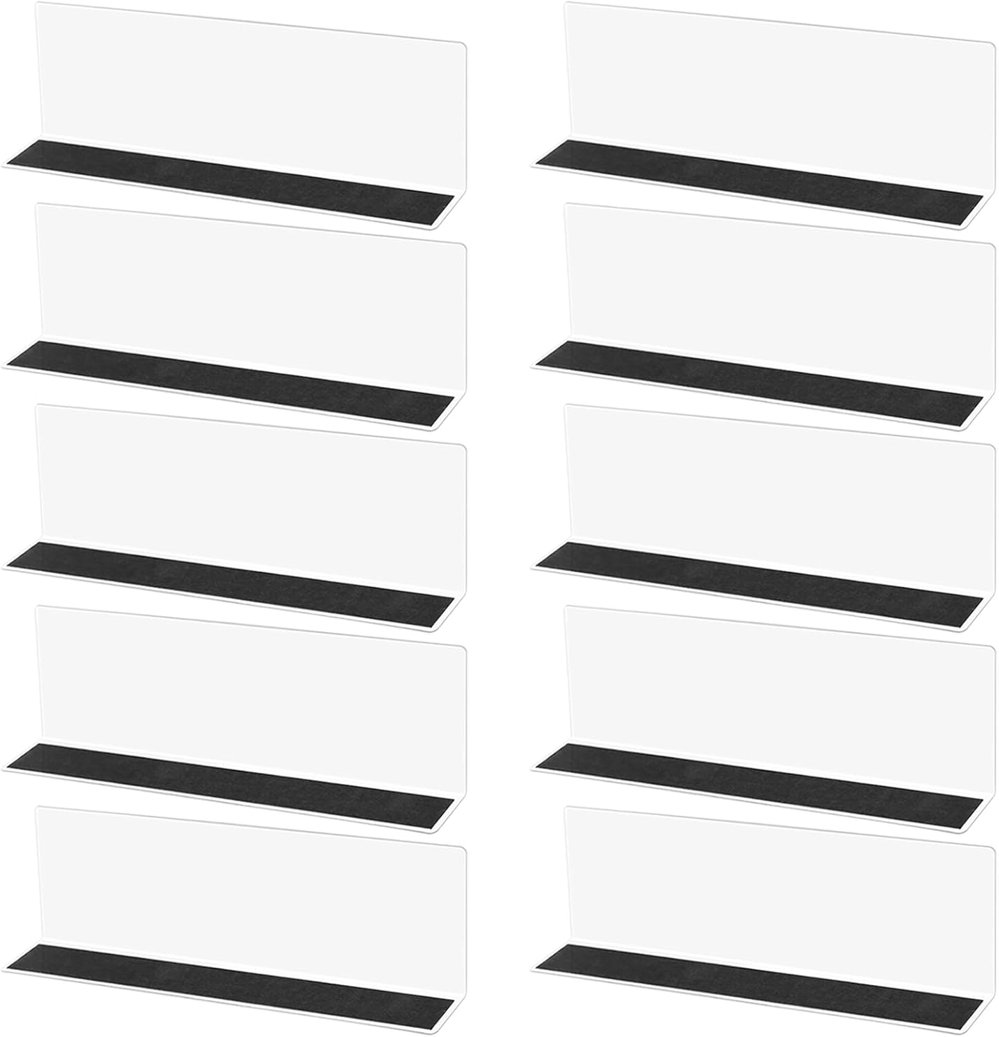 FUNSUEI 10pcs 40 x 4 x 12cm Under Furniture Blocker, Plastic Gap ...