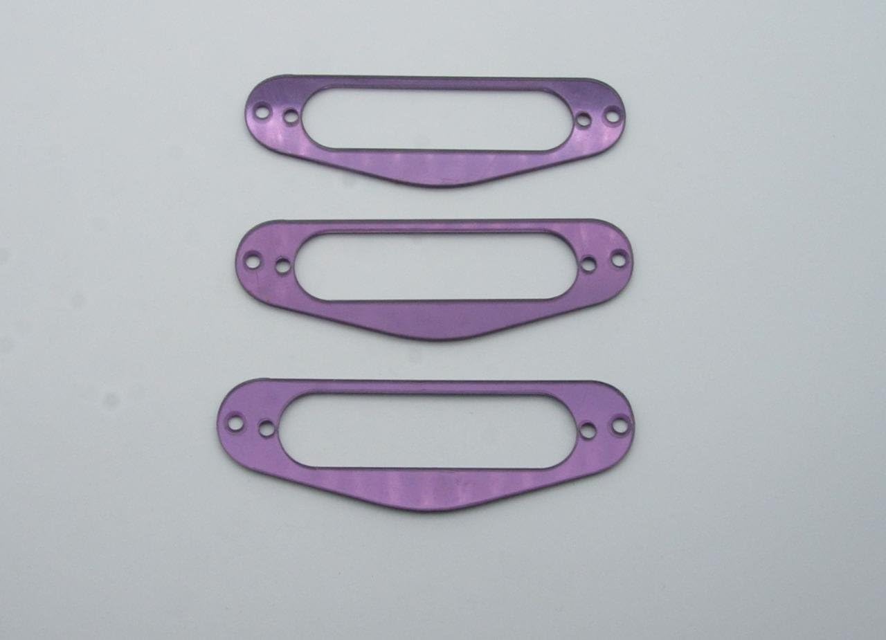 Amazon.com: bangdan Single Coil Guitar Pickup Ring Surrounds Plastic, 3 ...