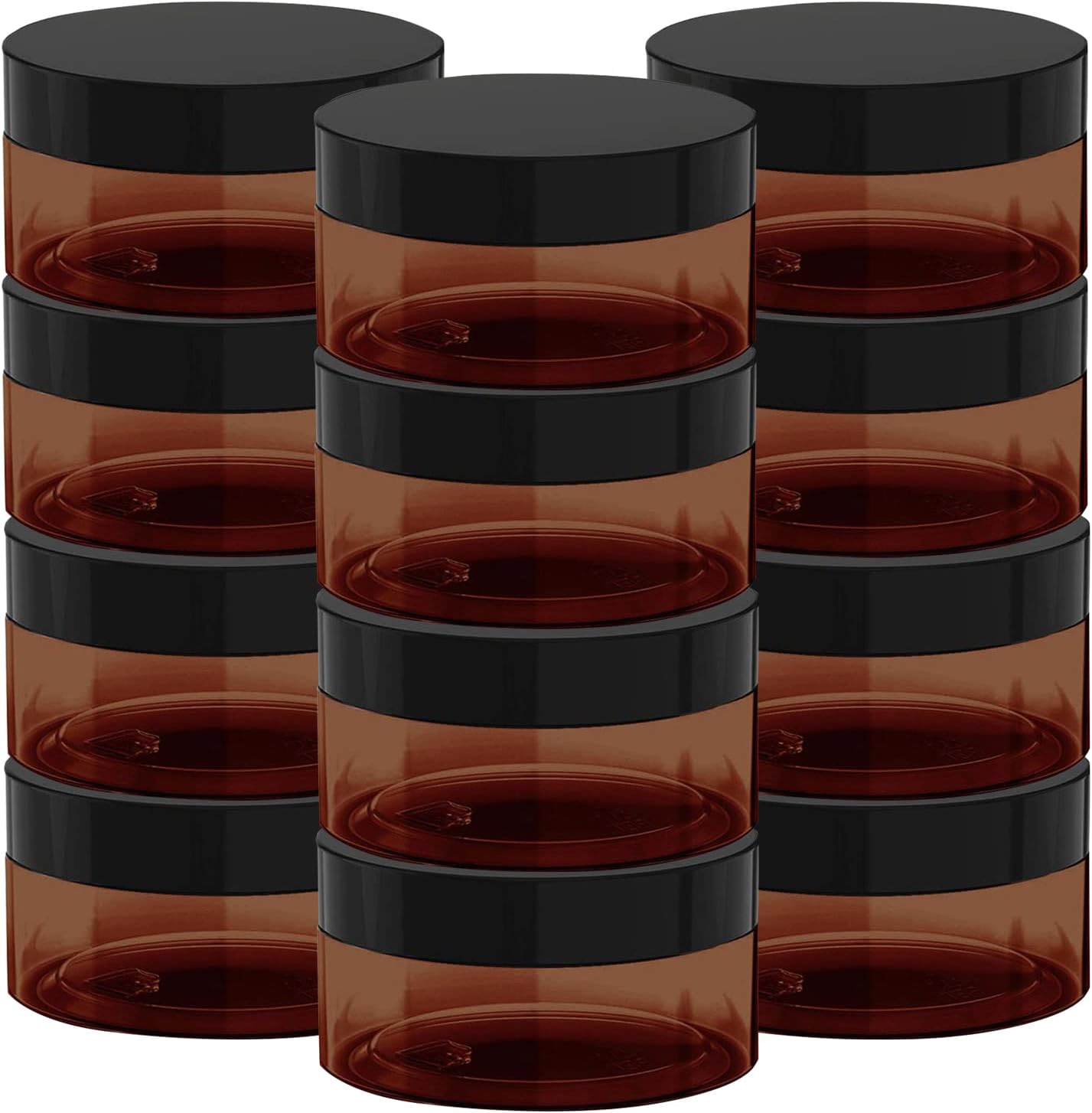 Amazon.com: Clear PET Plastic (BPA Free) Refillable 8 Oz / 250ml Empty ...