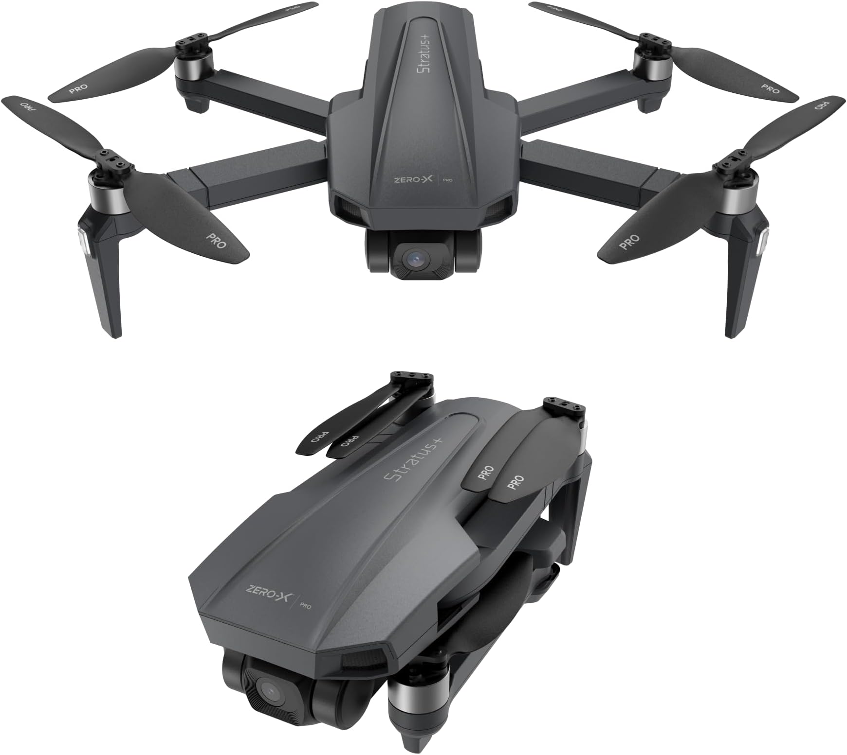 Zero-X Pro D1000 Stratus+ Foldable 4K UHD Camera Drone - RC Quadcopter ...