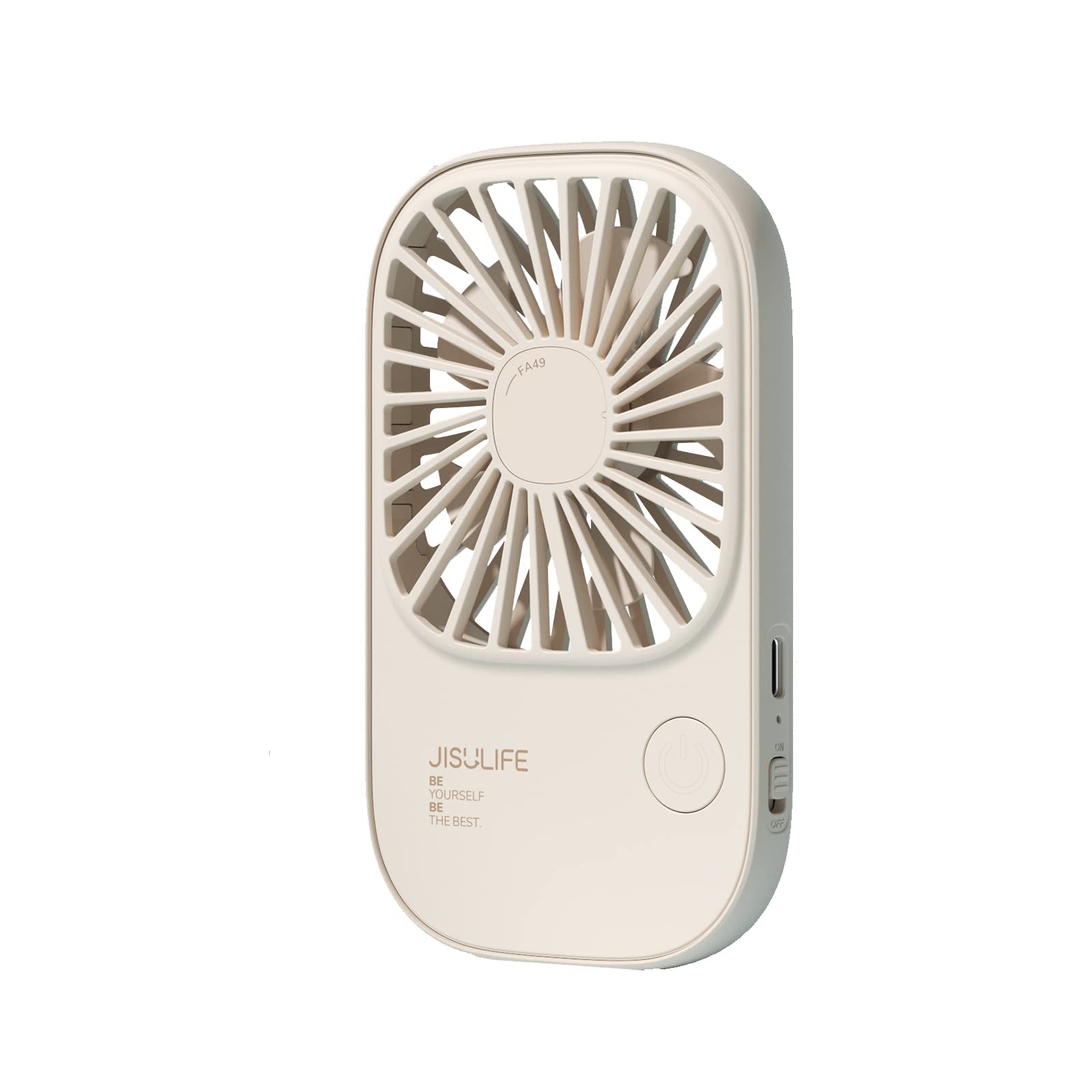 JISULIFE Handheld Mini Fan, Portable Hand Fan, Small Personal Fan with ...