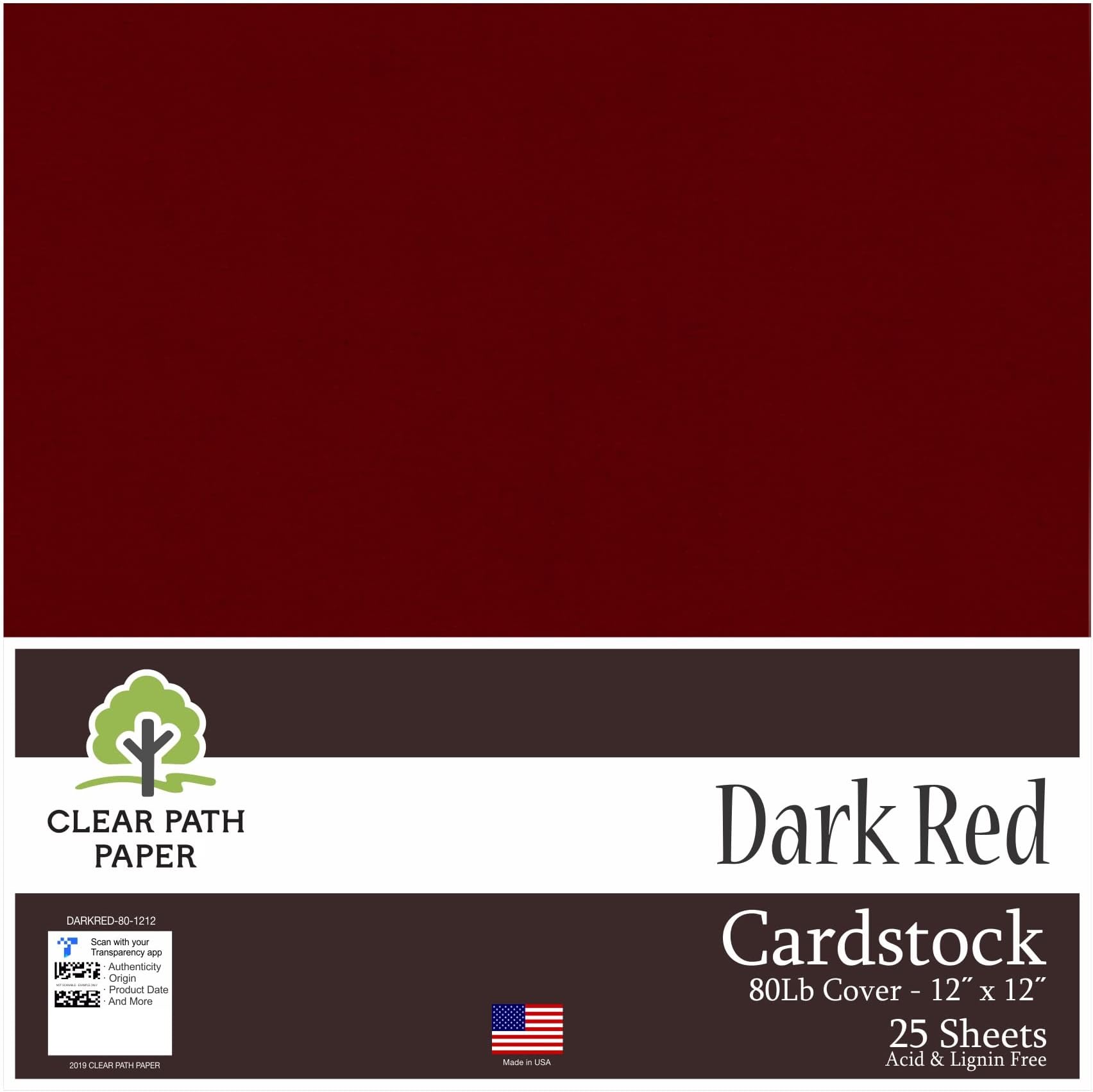 Amazon.com : LUXPaper 12" x 12" Cardstock | Burgundy Linen | 100lb ...