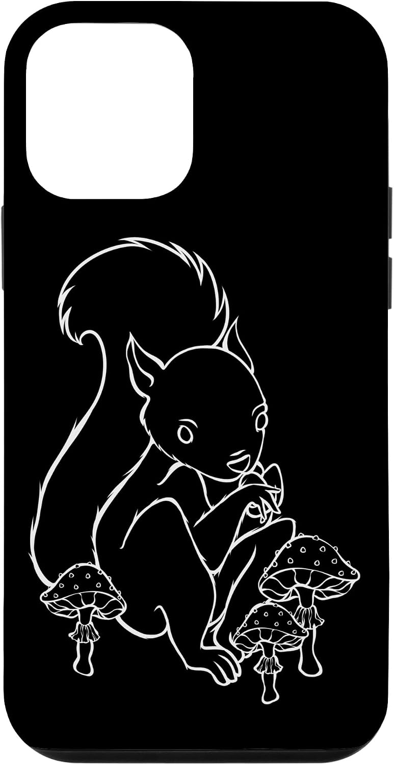 Amazon.com: iPhone 12 mini Nature Aesthetic Squirrel Acorn Foraging ...