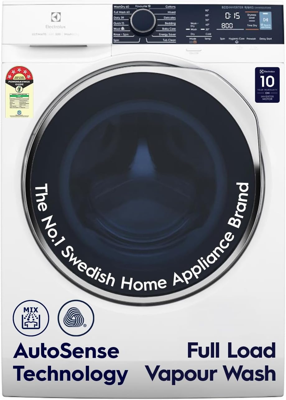 Electrolux 9kg / 6kg 5 Star Fully Automatic Front Load Washer Dryer ...
