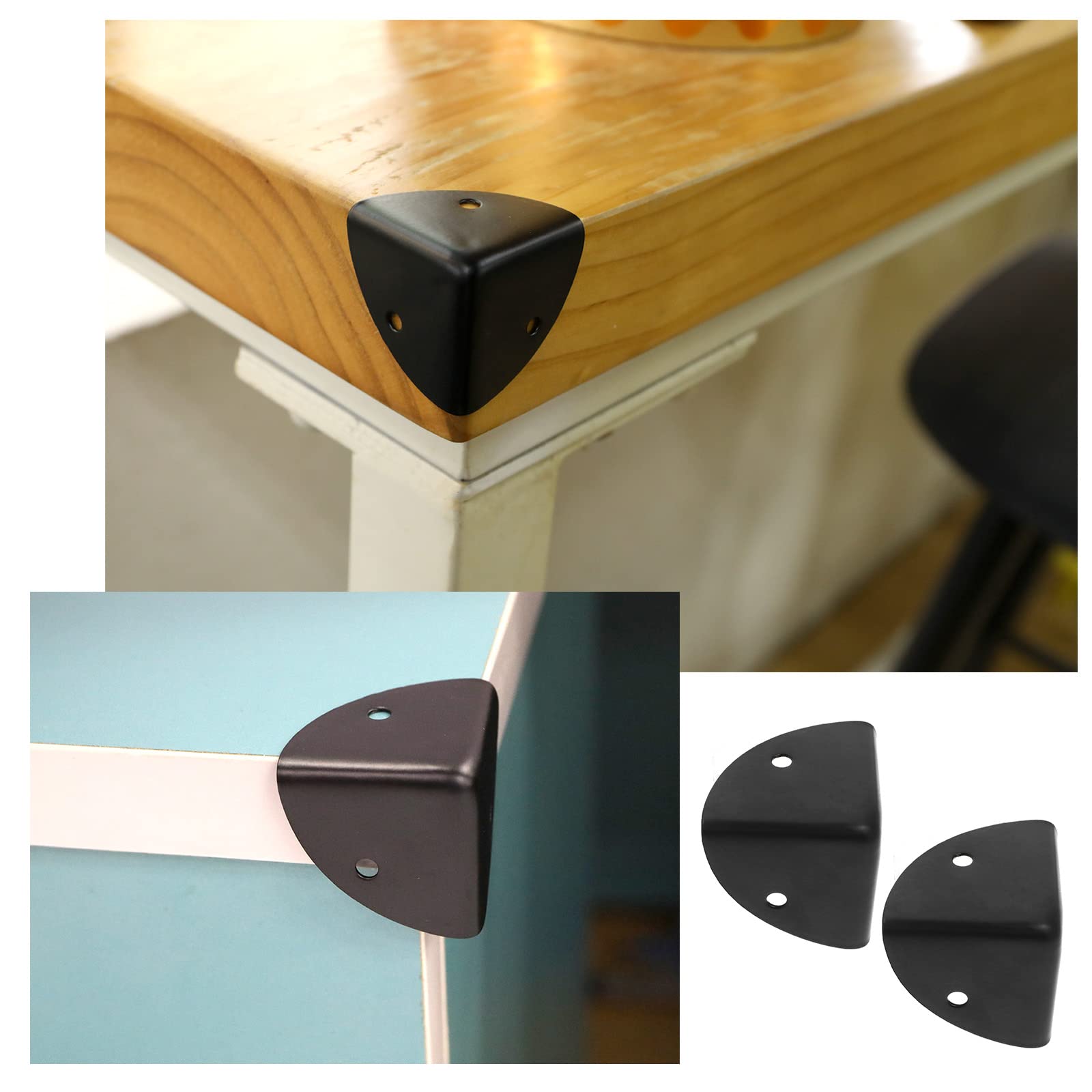 Wooden Trunk Corner Guards Edge Protectors Luggage Hardware Wooden