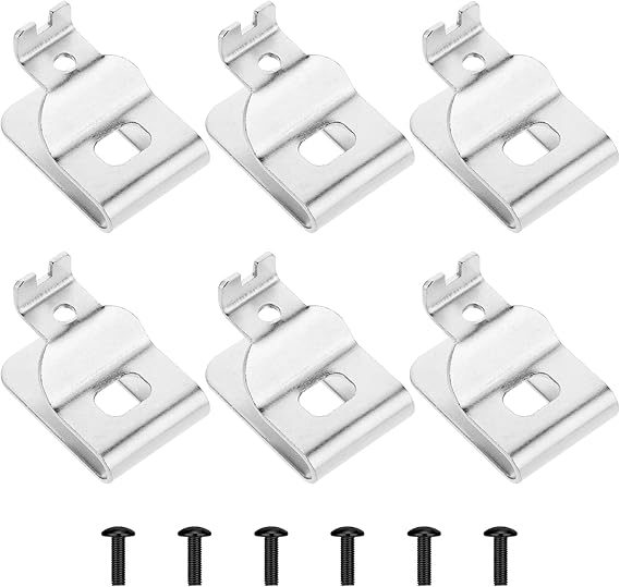 6 Pack Belt Clips for Dewalt, Drill Belt Clip Hooks Stainless Steel ...