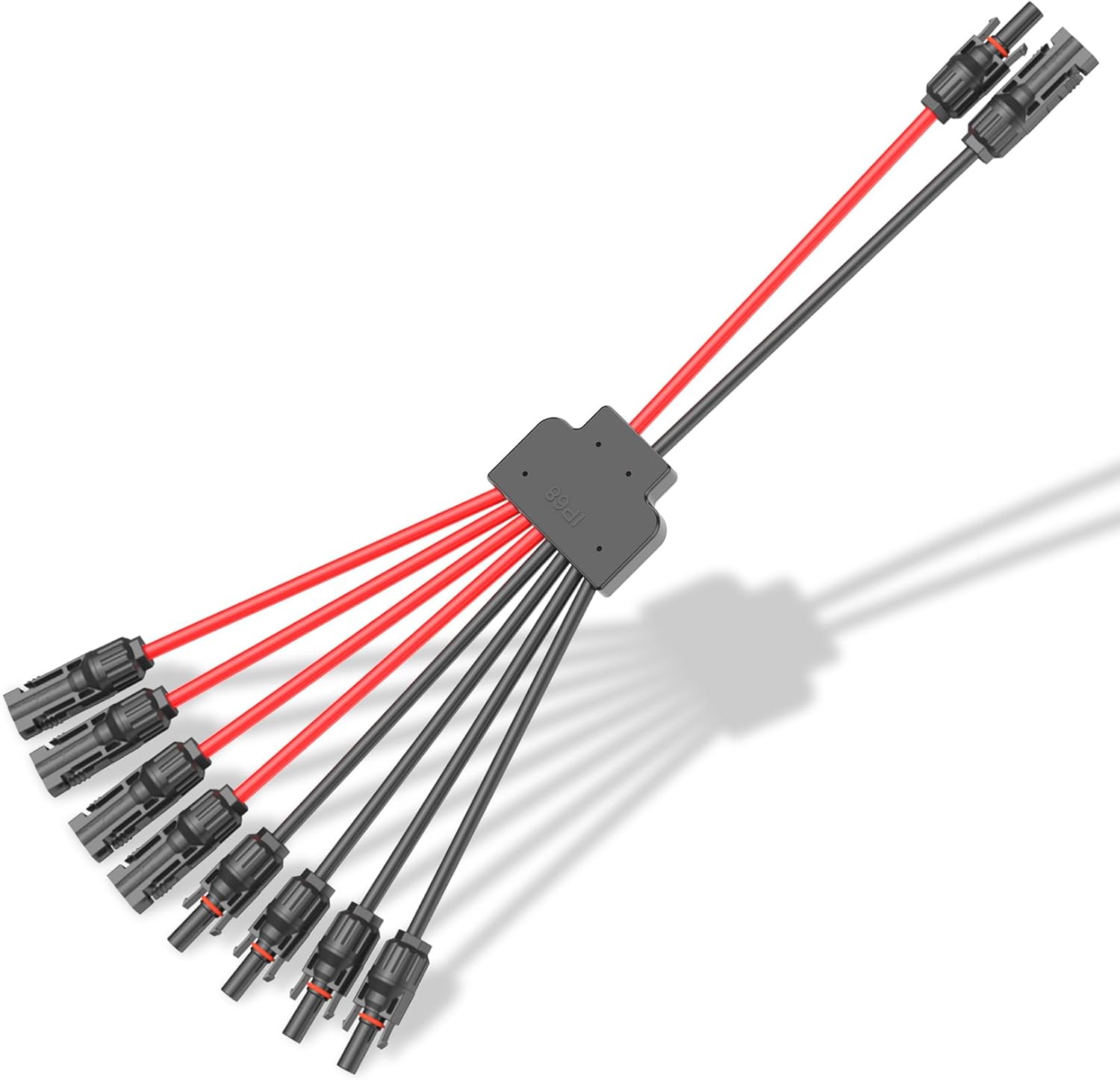 Amazon.com: Maoligo Solar Connectors Cable for 4 Solar Panels, Parallel ...