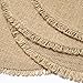 Amazon.com: Burlap Placemats, Jute Rustic Table Mats for Dining Tables ...