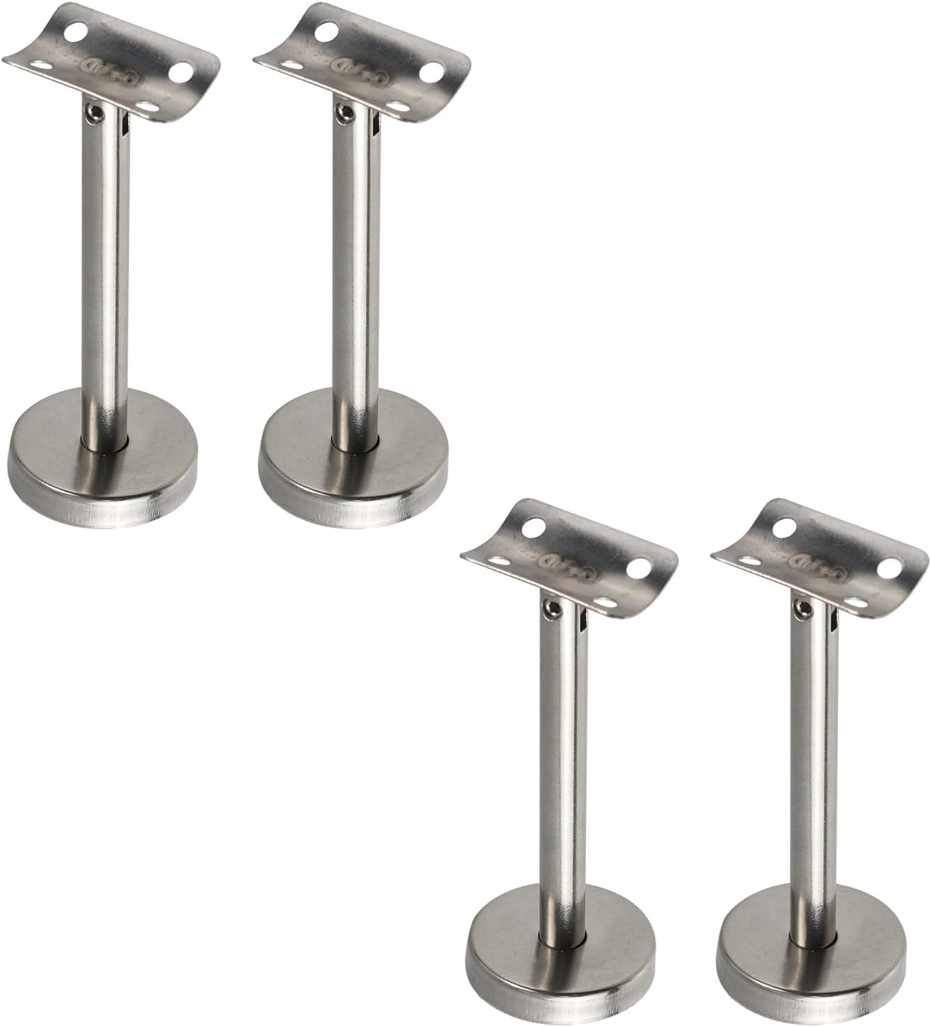 Amazon.com: MY MIRONEY 4PCS Adjustable Handrail Brackets Stainless ...