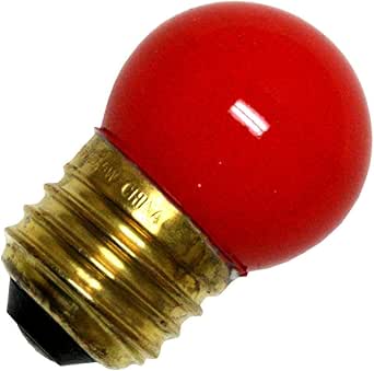 Bulbrite 7.5W 130V S11 Red Sign E26 Base - Incandescent Bulbs - Amazon.com