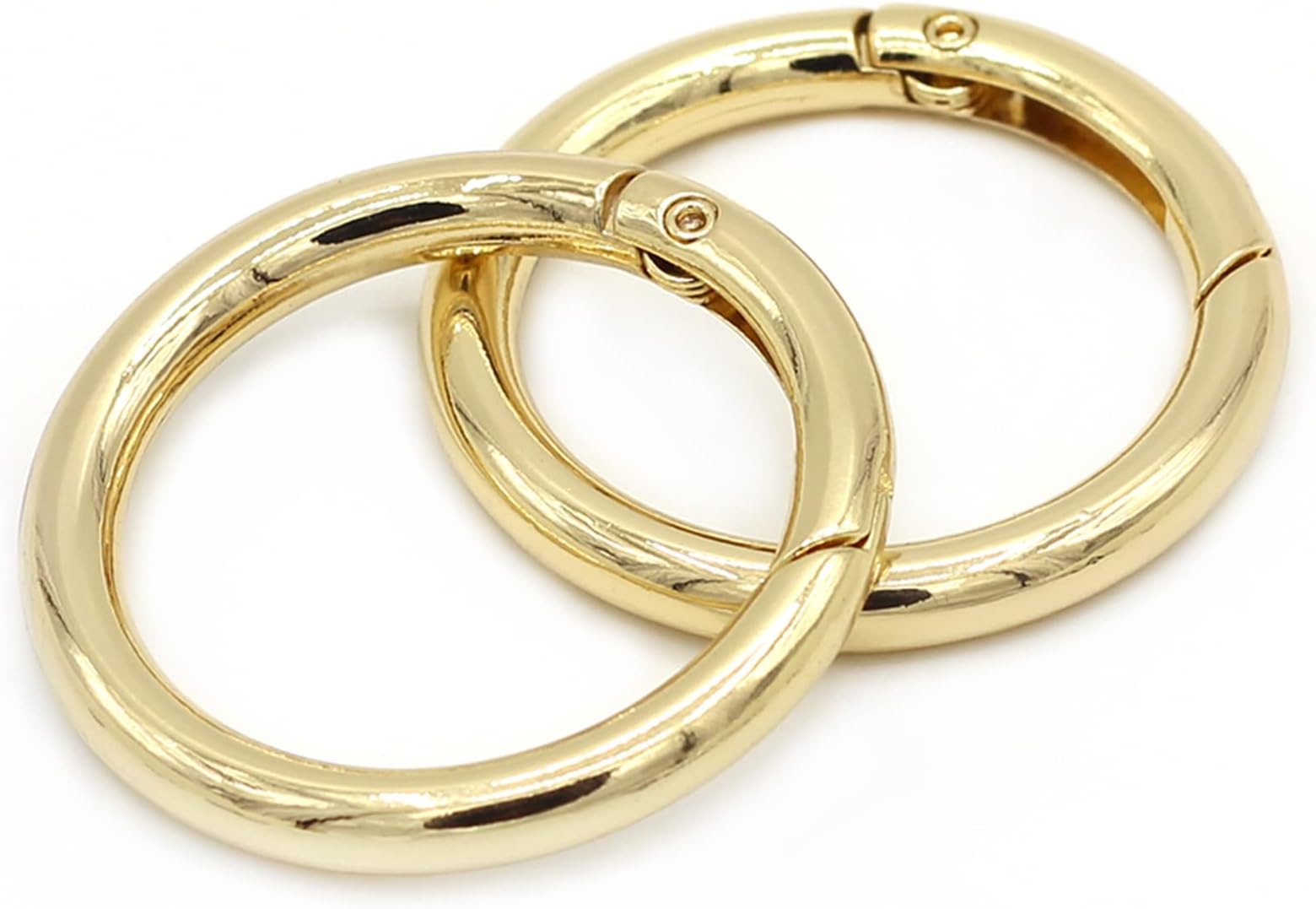 Amazon.com: WEICHUAN 10PCS Zinc Alloy Round Spring Clips Carabiner - 1 ...