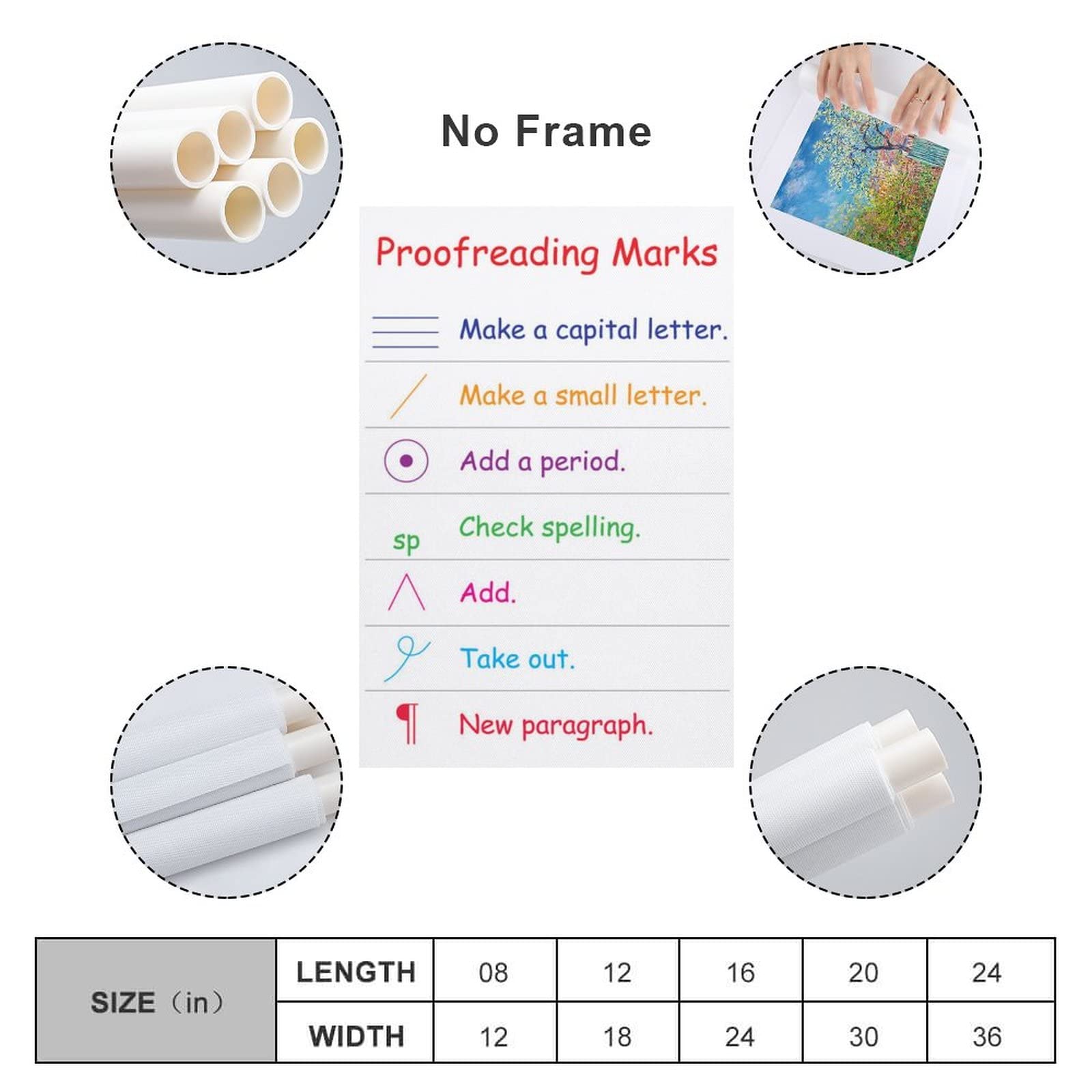 Proofreading Marks Poster