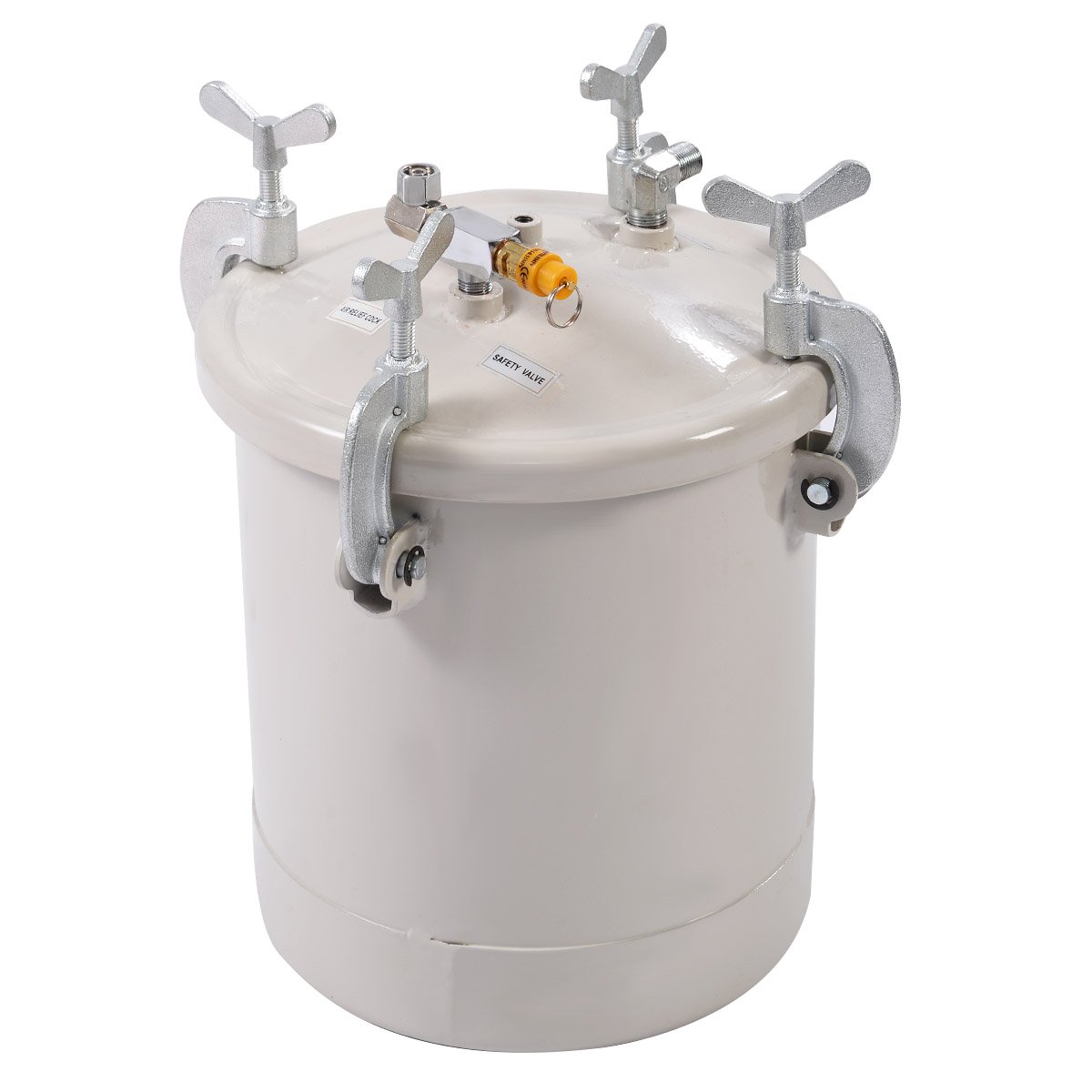 Goplus 2-1/2 Gallon Pressure Pot & Spray Gun with Hoses, Pressure Tank ...