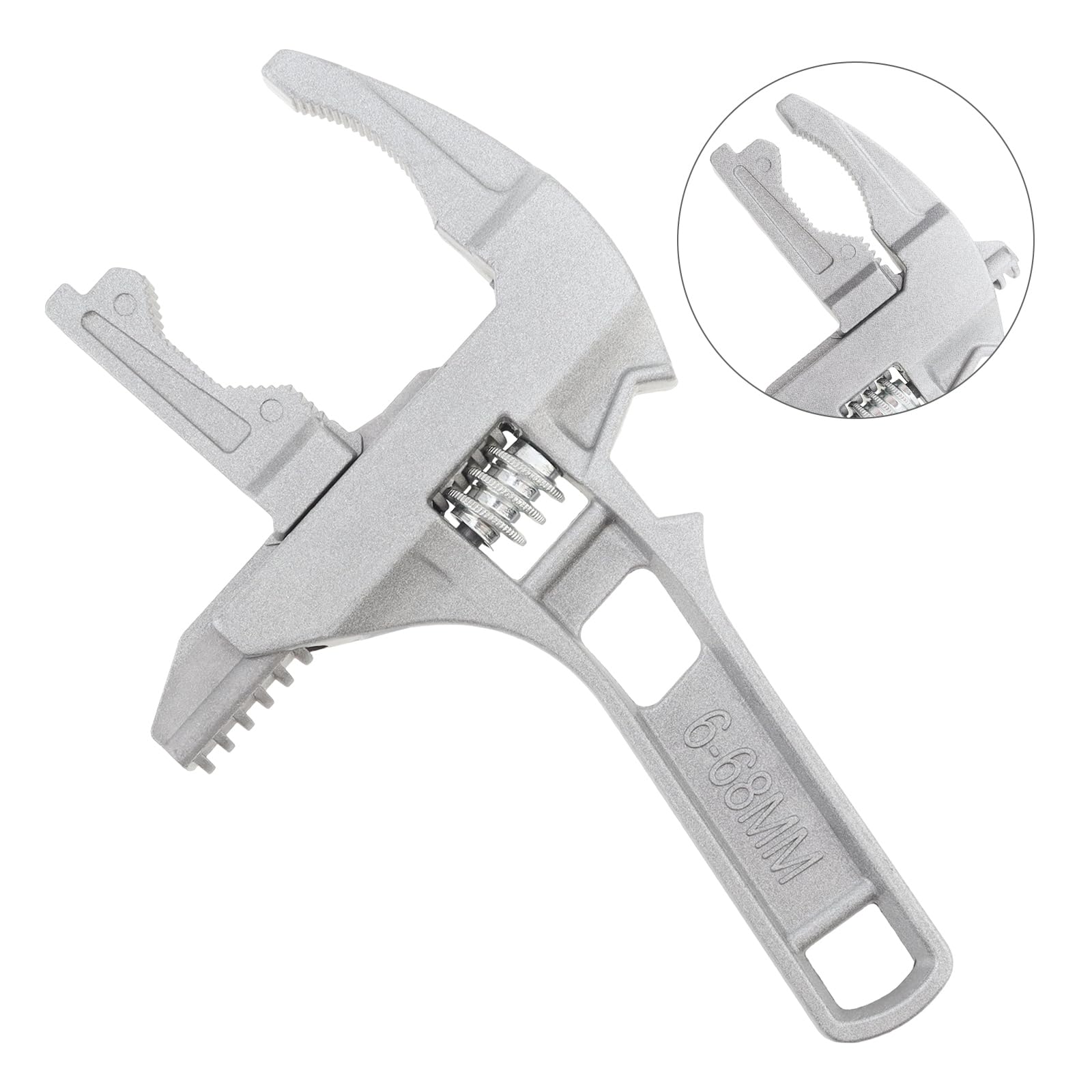 Snapklik.com : Stubby Adjustable Wrench, Large Opening Wrench Spanner ...