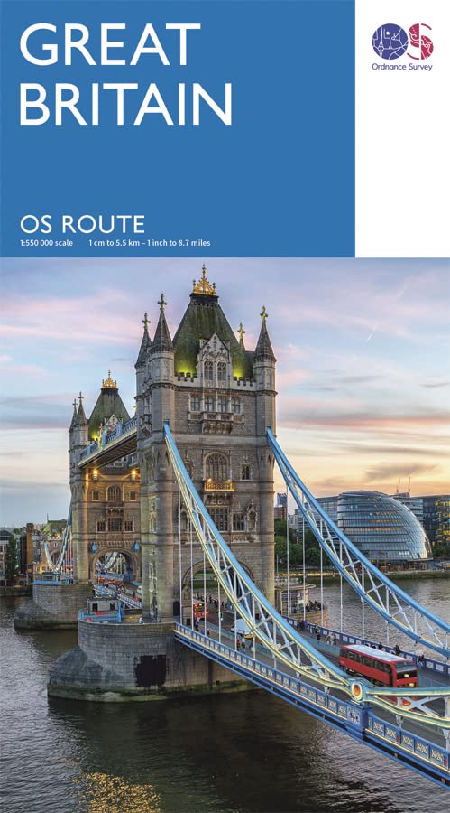 Buy Great Britain Route | Road and Rail Network | Ornce Survey | OS ...