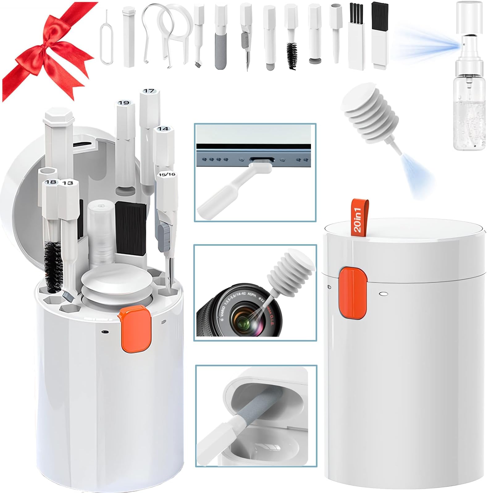 Amazon.com : 20-in-1 Keyboard Cleaner, Laptop Cleaning Kit Lens Pen ...