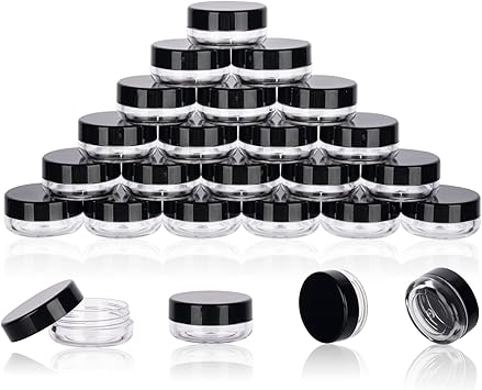Amazon.com: 3 Gram Sample Containers with Lids, 25 Count Tiny Sample ...