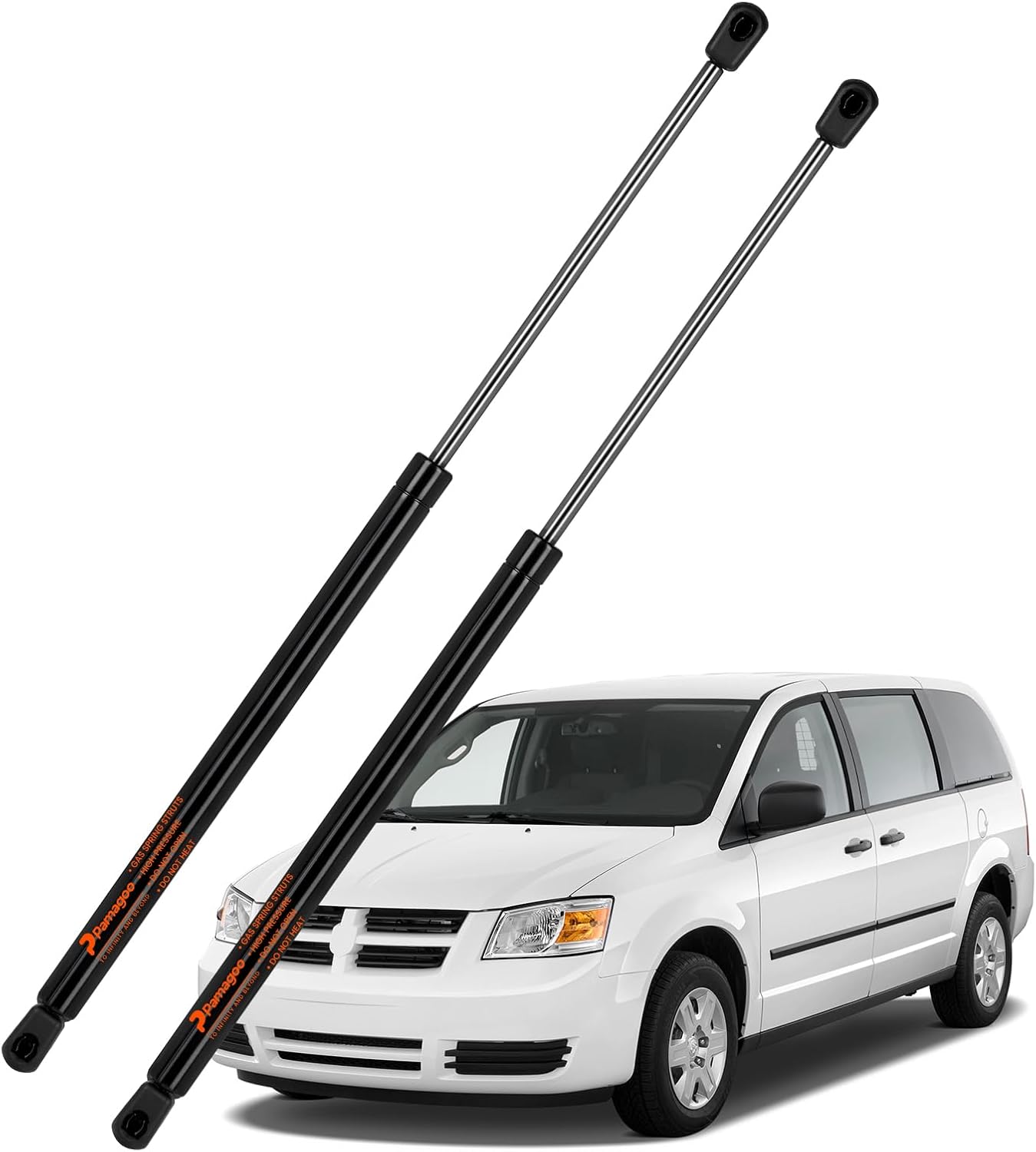 Amazon.com: PAMAGOO 6124 Gas Struts Rear Hatch Trunk Lift Support Shock ...