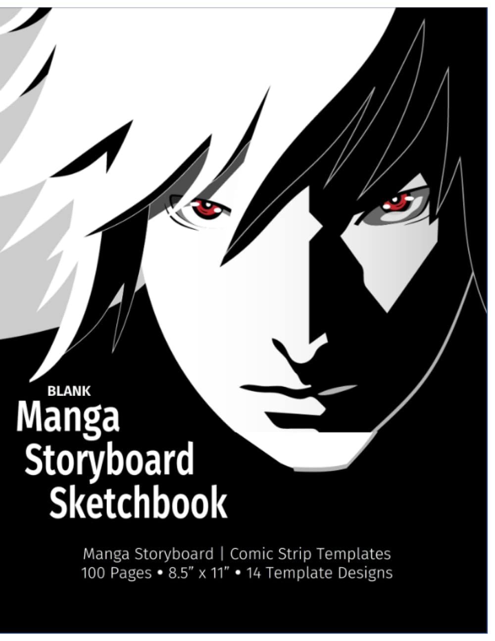 Buy Blank Manga Storyboard Sketchbook | Comic Templates - 8.5" x 11 ...