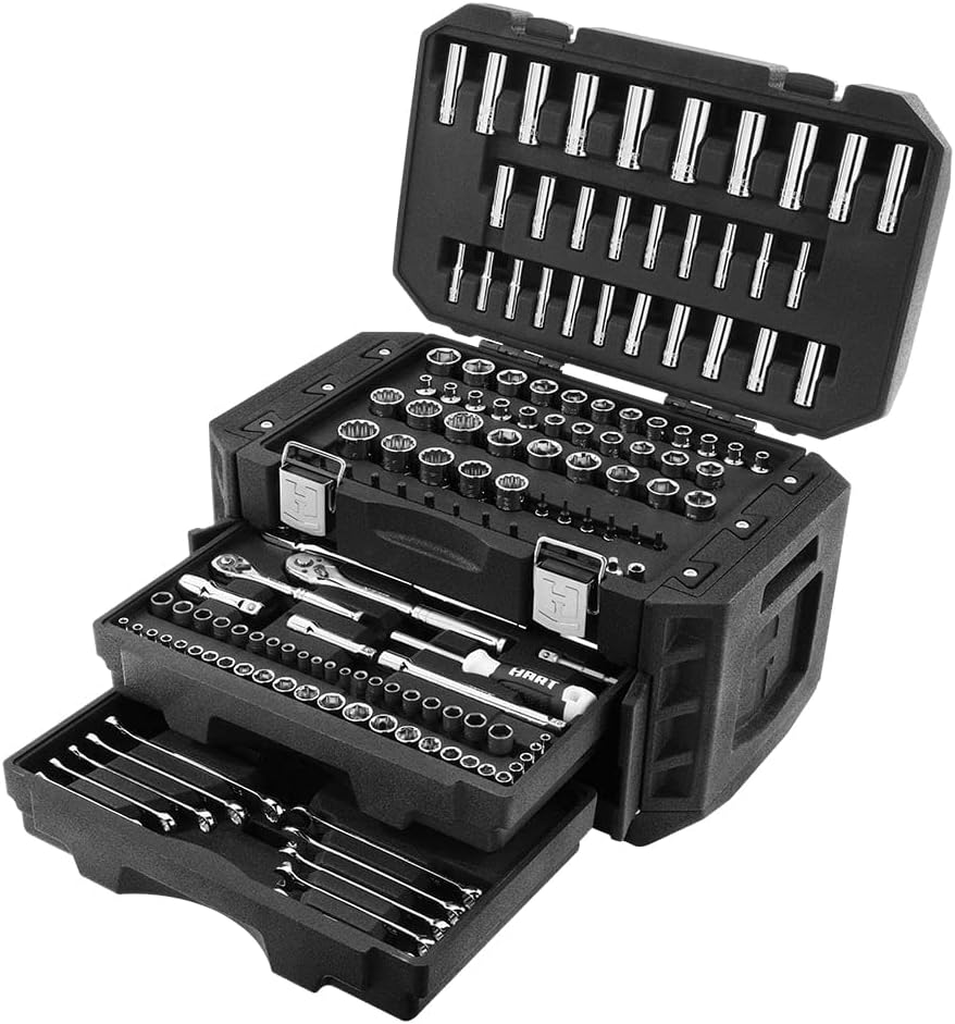 Amazon.com: Hart 270pc Mechanics Tool Set, Metric and Standard (SAE ...