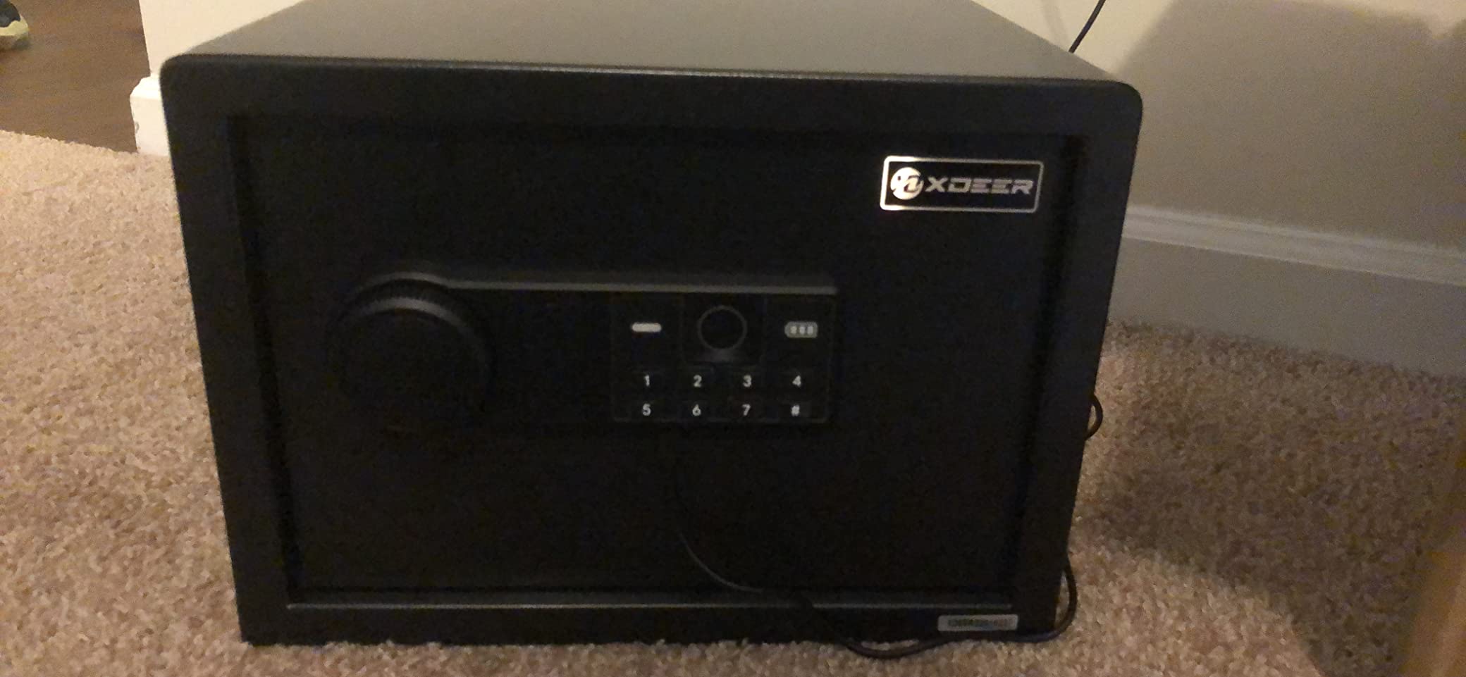 $23/mo - Finance XDeer Biometric Safe Box, 0.78 Cubic Quick-Access ...