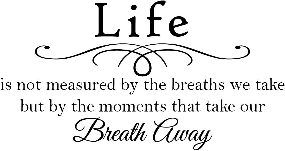 Amazon.com: Newclew Life is not Measured by The Number of Breaths we ...