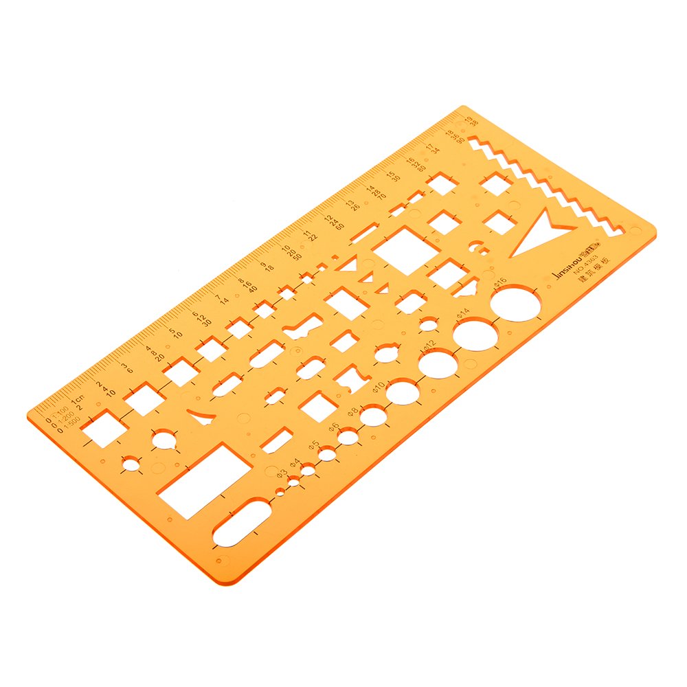 Buy Architecture Plan Design Drawing Template KT Soft Plastifc Ruler ...
