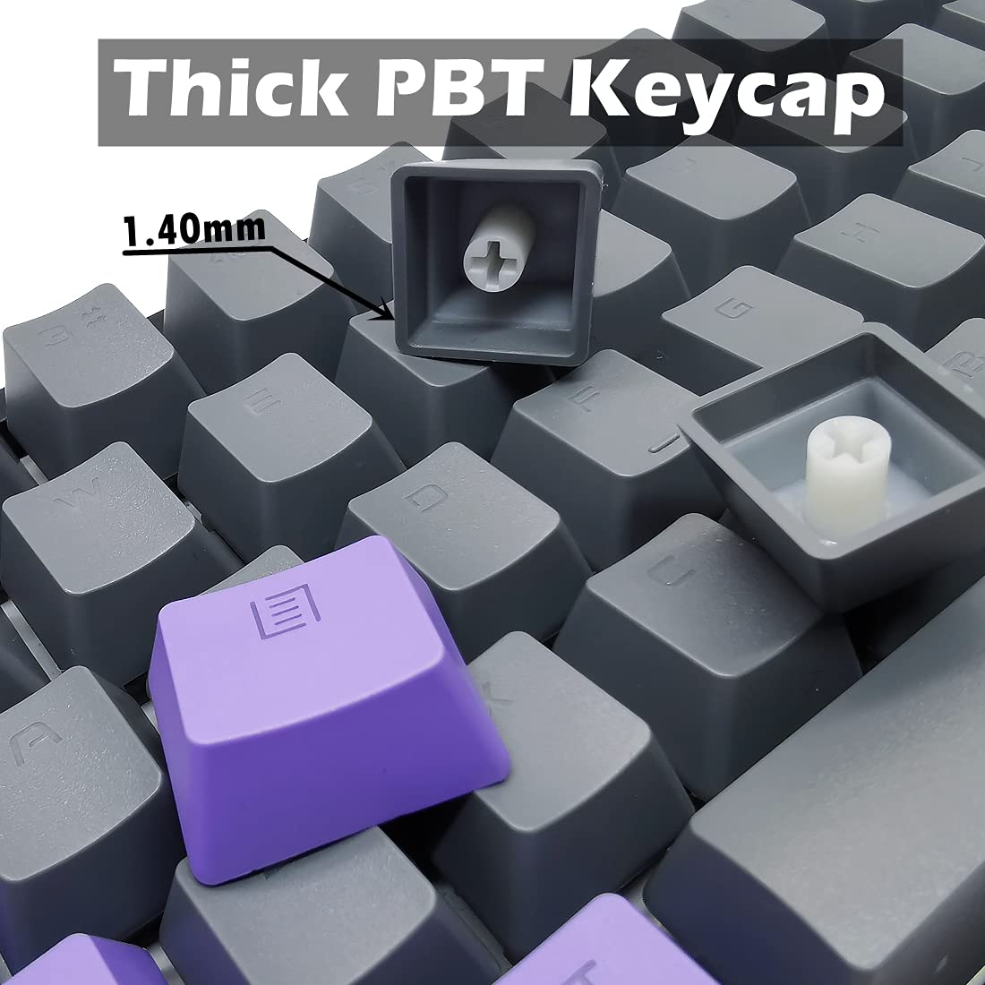 XVX Custom Keycaps-Keycaps 60 Percent, 104 Keys Double Shot Backlit OEM ...
