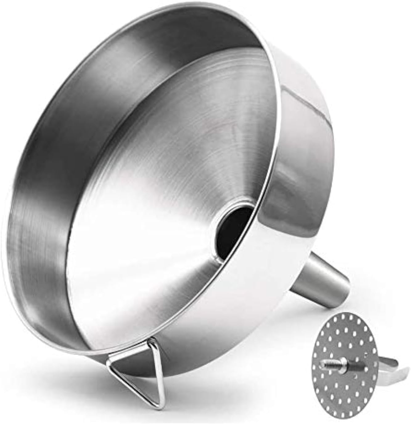 Amazon.com: Super Large Stainless Steel Large Funnel with Detachable ...