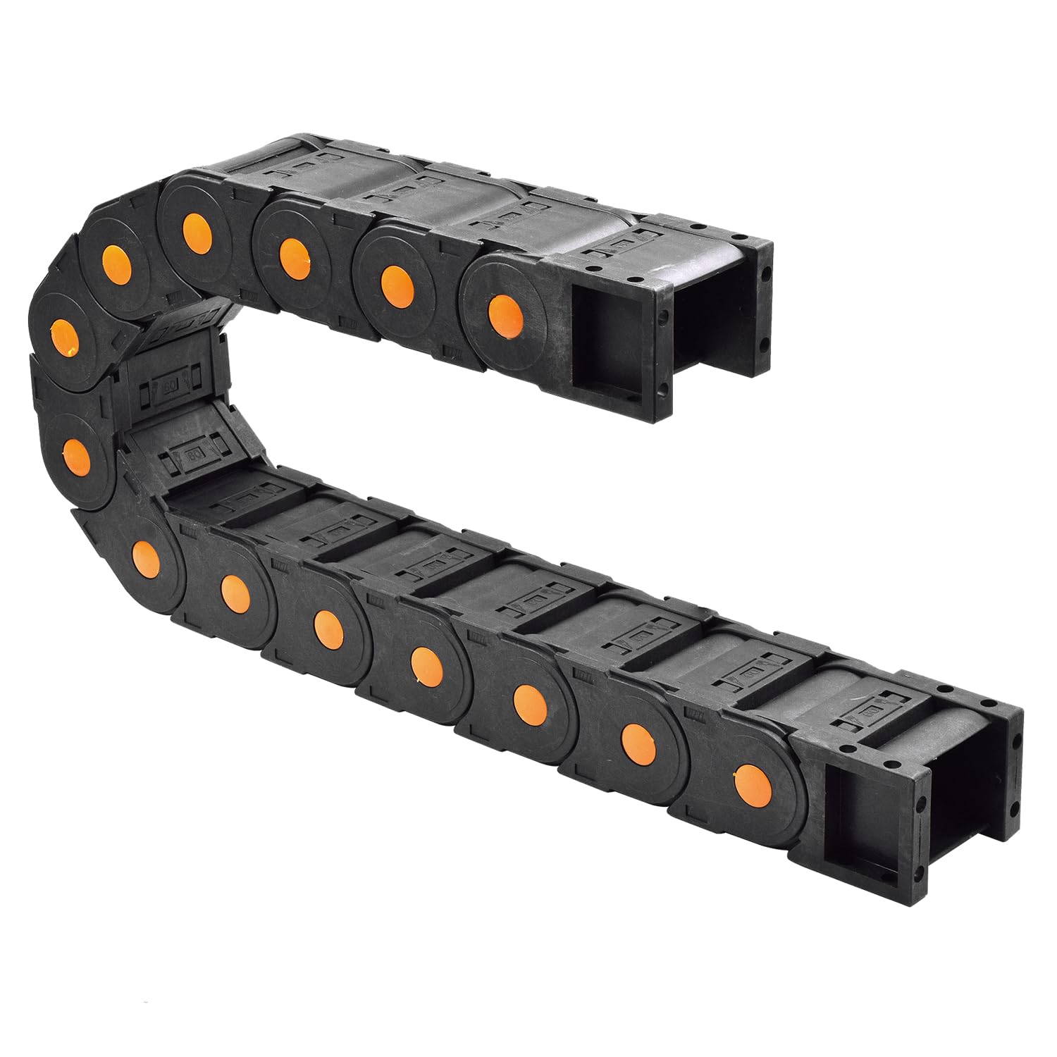 Snapklik.com : 39.38 Inch Plastic Drag Chain Cable Carrier, 1m Closed ...