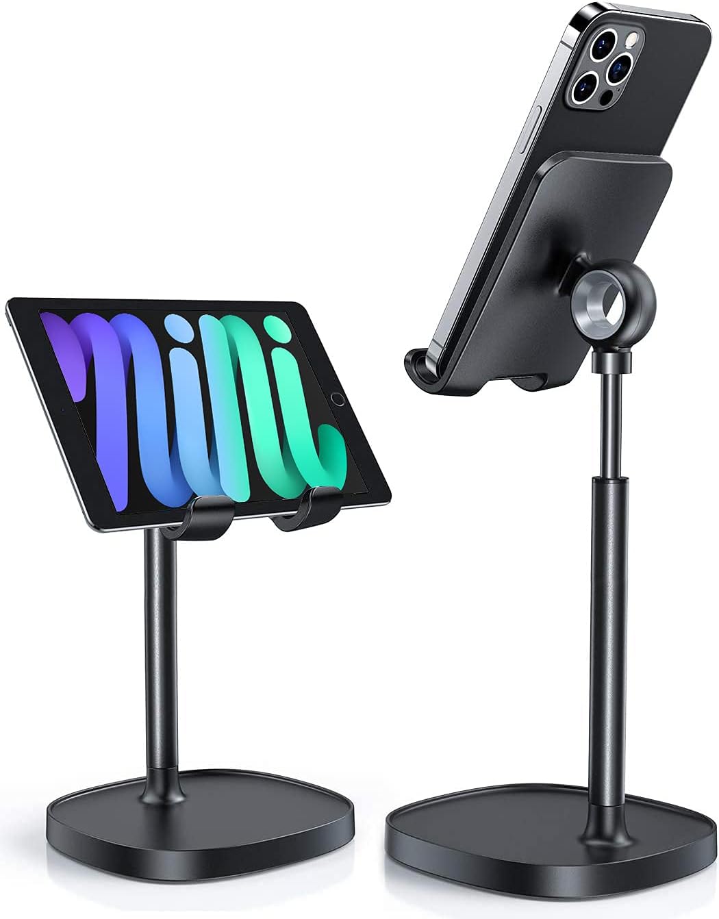 Amazon.com: LISEN Cell Phone Stand, Height Angle Adjustable Phone Stand ...