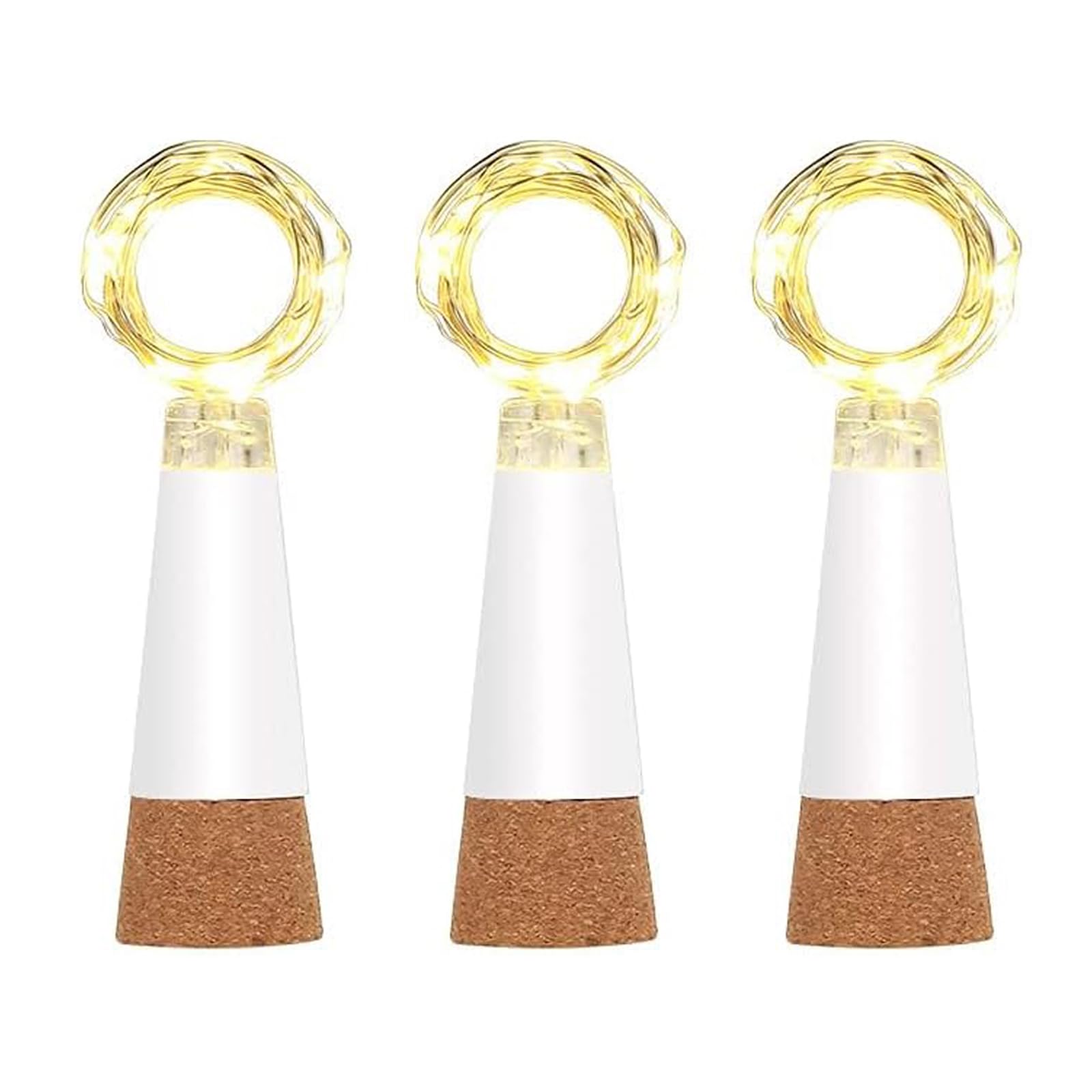 Amazon.com: leegoal LED Cork Bottle Lights, Waterproof Rechargeable USB ...