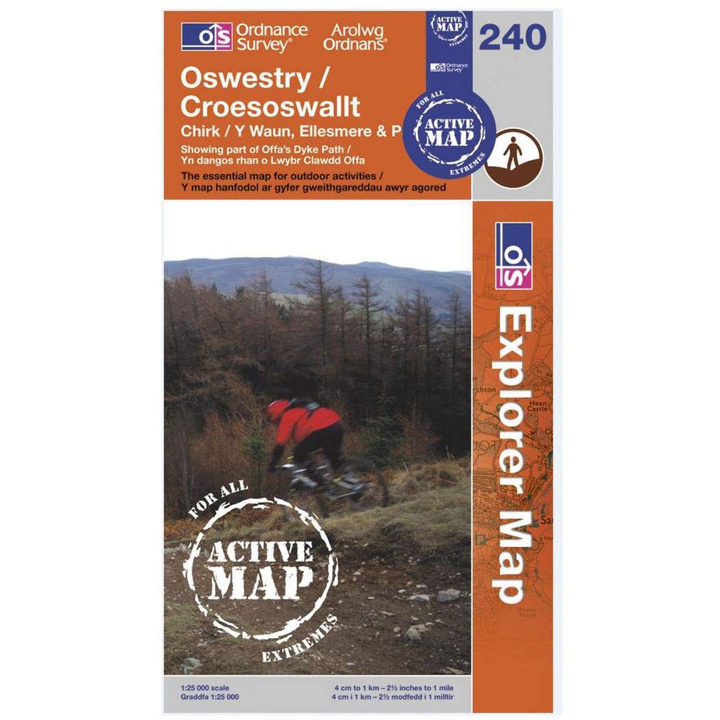 Oswestry / Croesoswallt (OS Explorer Map Active): Ordnance Survey ...
