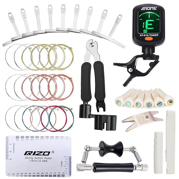 Buy Guitar Accessories Kit Including Understring Radius Gauge, String ...