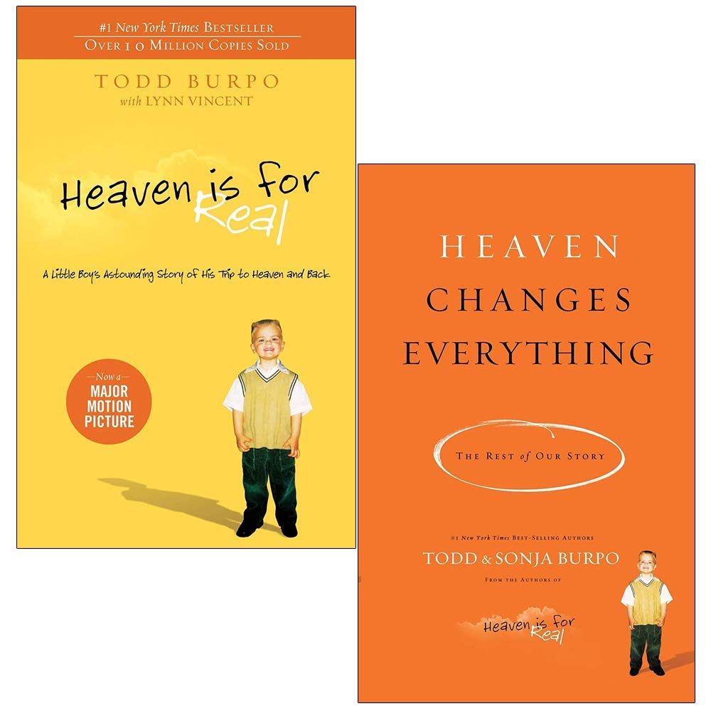 Todd Burpo Collection 2 Books Set (Heaven Is for Real, Heaven Changes ...