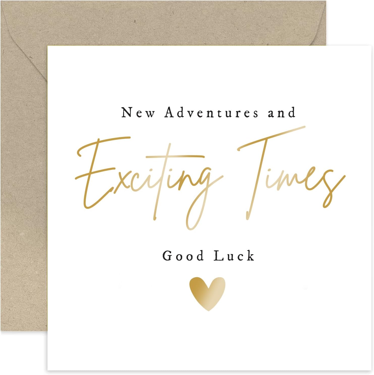 Piccadilly Greetings Modern Good Luck Card Good Luck - 7 x 5 inches ...