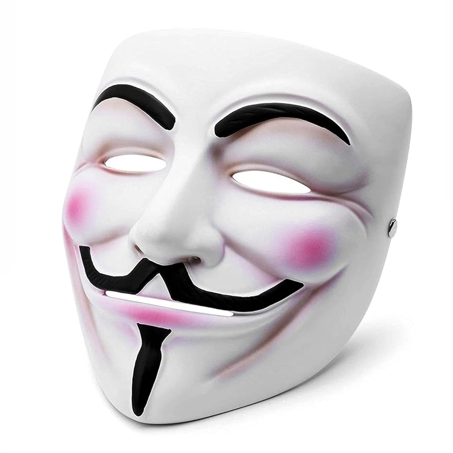 Buy Plastic Fawkes Mask Anonymous VIP Edition Face-Mask Perfect Fit ...