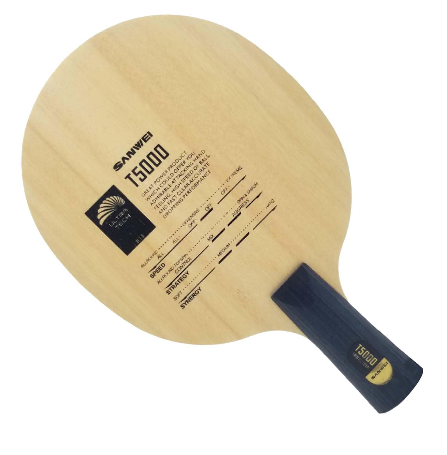 Original Sanwei T5000 Carbon Table Tennis Blade 5 2 Outer | Desertcart INDIA
