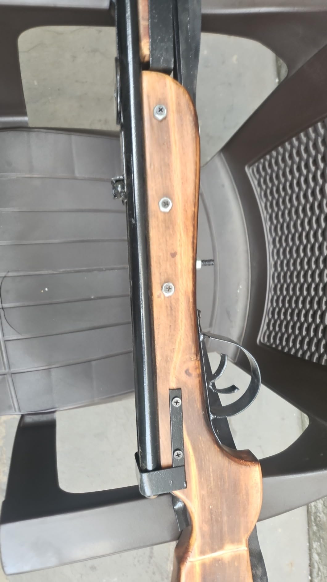 WOOD MASTER SRE Wooden Wall Hanging Rifle showpiece Gun Vintage Royal ...