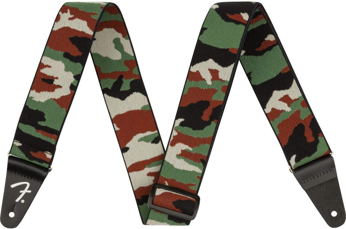 Amazon.com: Fender Camo Guitar Strap, 2in, Woodland Camo : Musical ...
