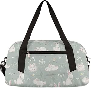 Amazon.com | Cute Rabbit Animal Kids Duffle Bag for Boys Girls Dance ...
