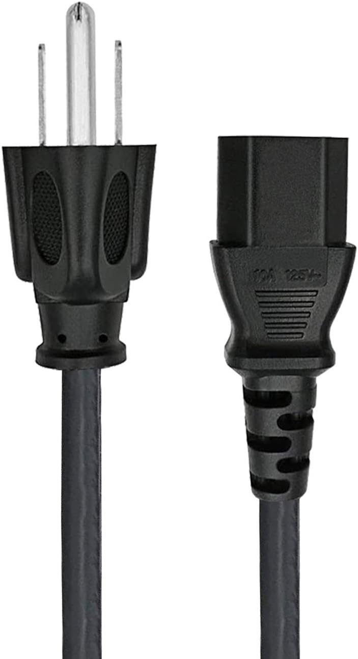 Amazon.com: T-Power UL Listed 10FT Extra Long 3 Prong AC Power Cord for ...