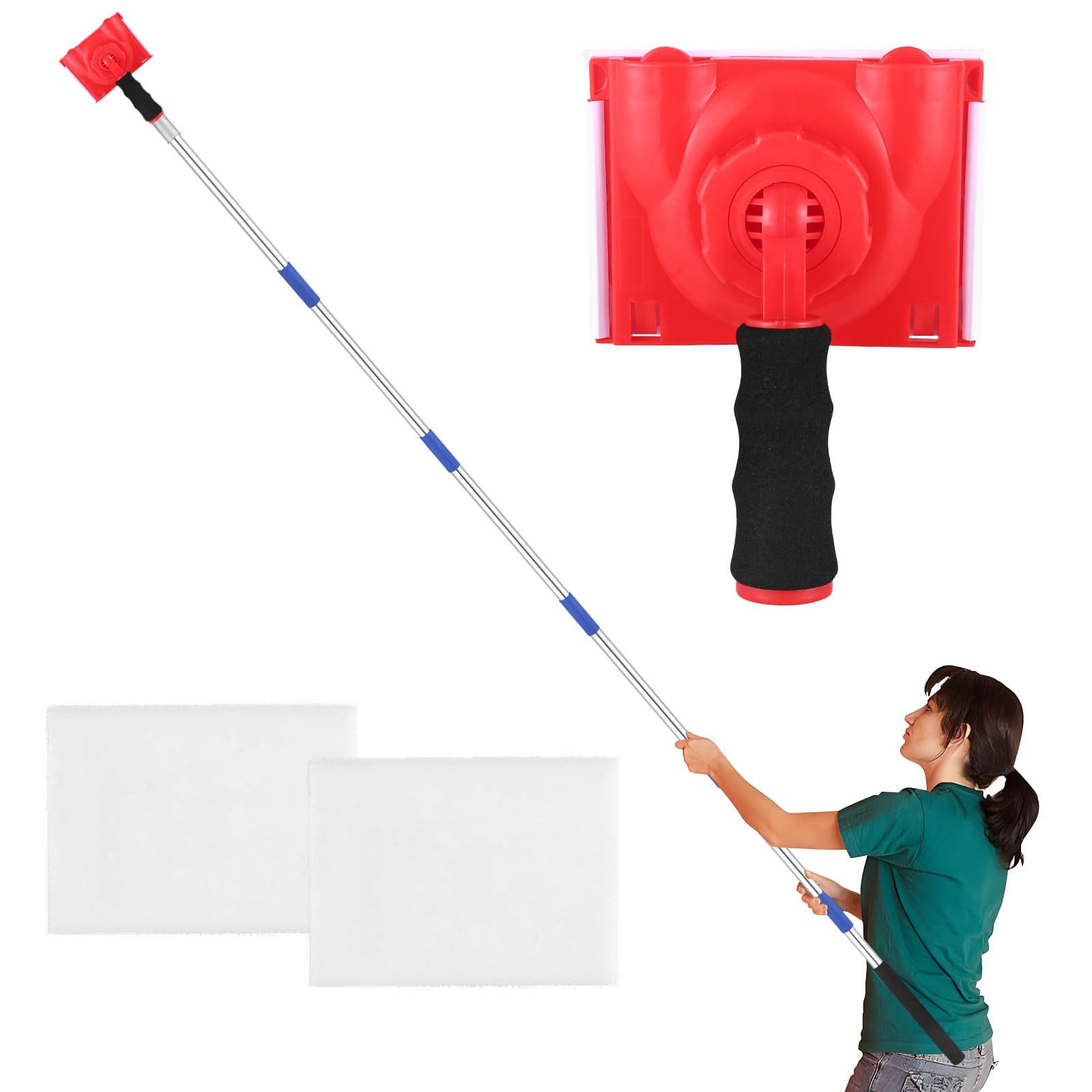 Amazon.com: 6-Section Paint Edger Tool with Threaded Extension Rod ...