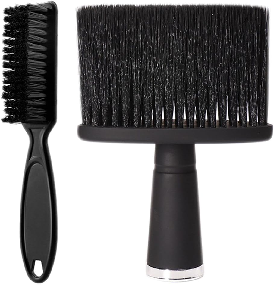 Redwestmelon 2 Pieces Barber Brush Set - Barber Brush for Neck Hair ...