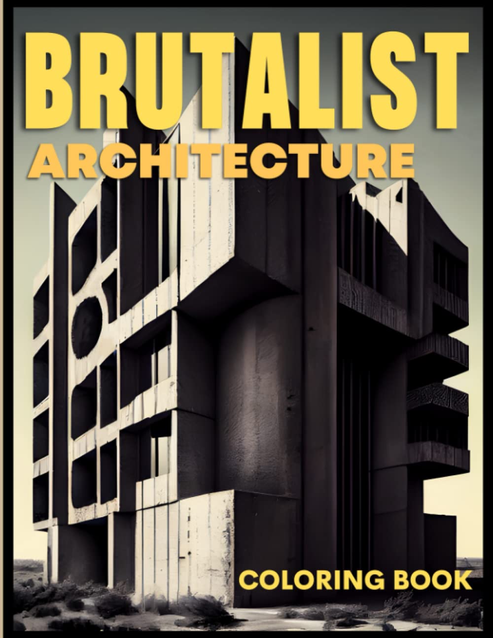 Amazon.com: BRUTALIST ARCHITECTURE Coloring Book: 9798386539832: House ...