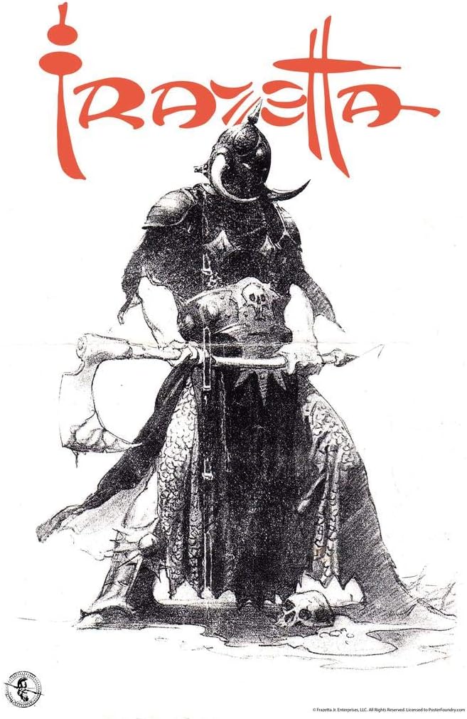Amazon.com: Frank Frazetta Death Dealer Sketch Horror Science Fiction ...