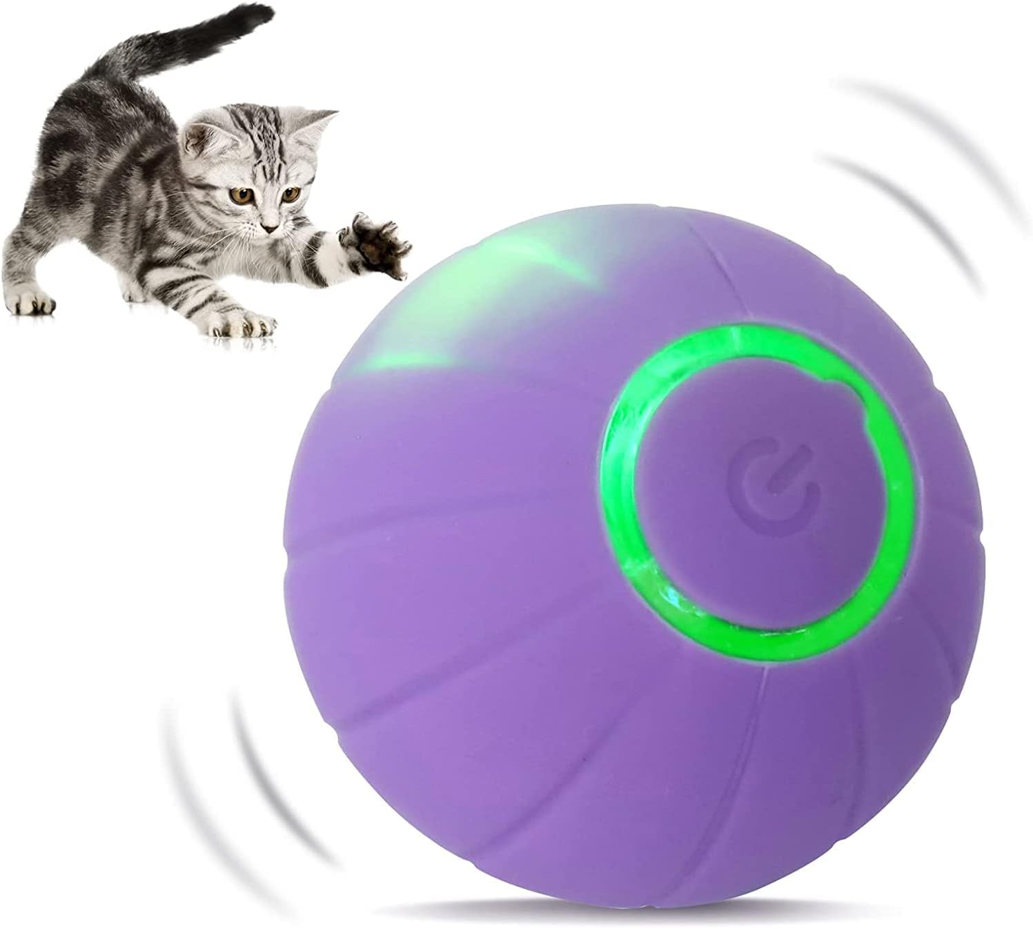 KKX Juguetes para Gatos Bola de Gato Interactiva Inteligente,Pelota de ...