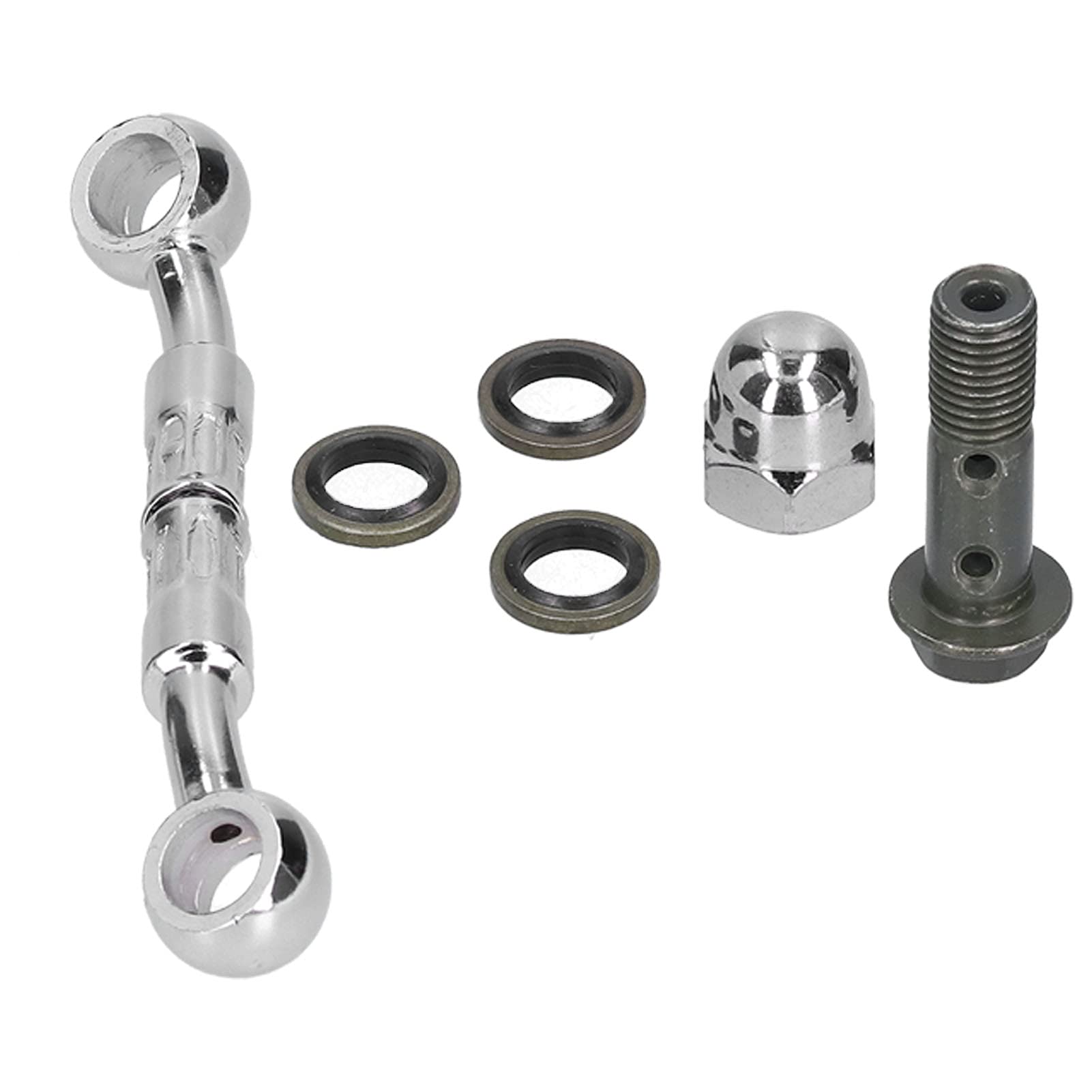 Brake Hose Extender, Durable Steel Hydraulic Hose Prolong Connector ...