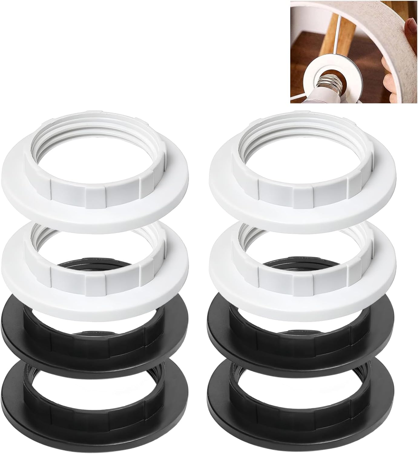Lampshade Reducer Ring E14 Light Shade Adapter Ring 29MM, 8pcs E14 ...